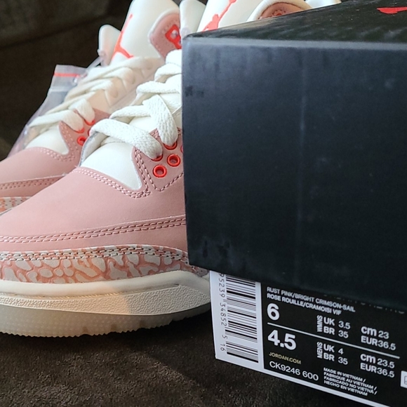 Jordan | Shoes | Air Jordan 3 Rust Pink | Poshmark